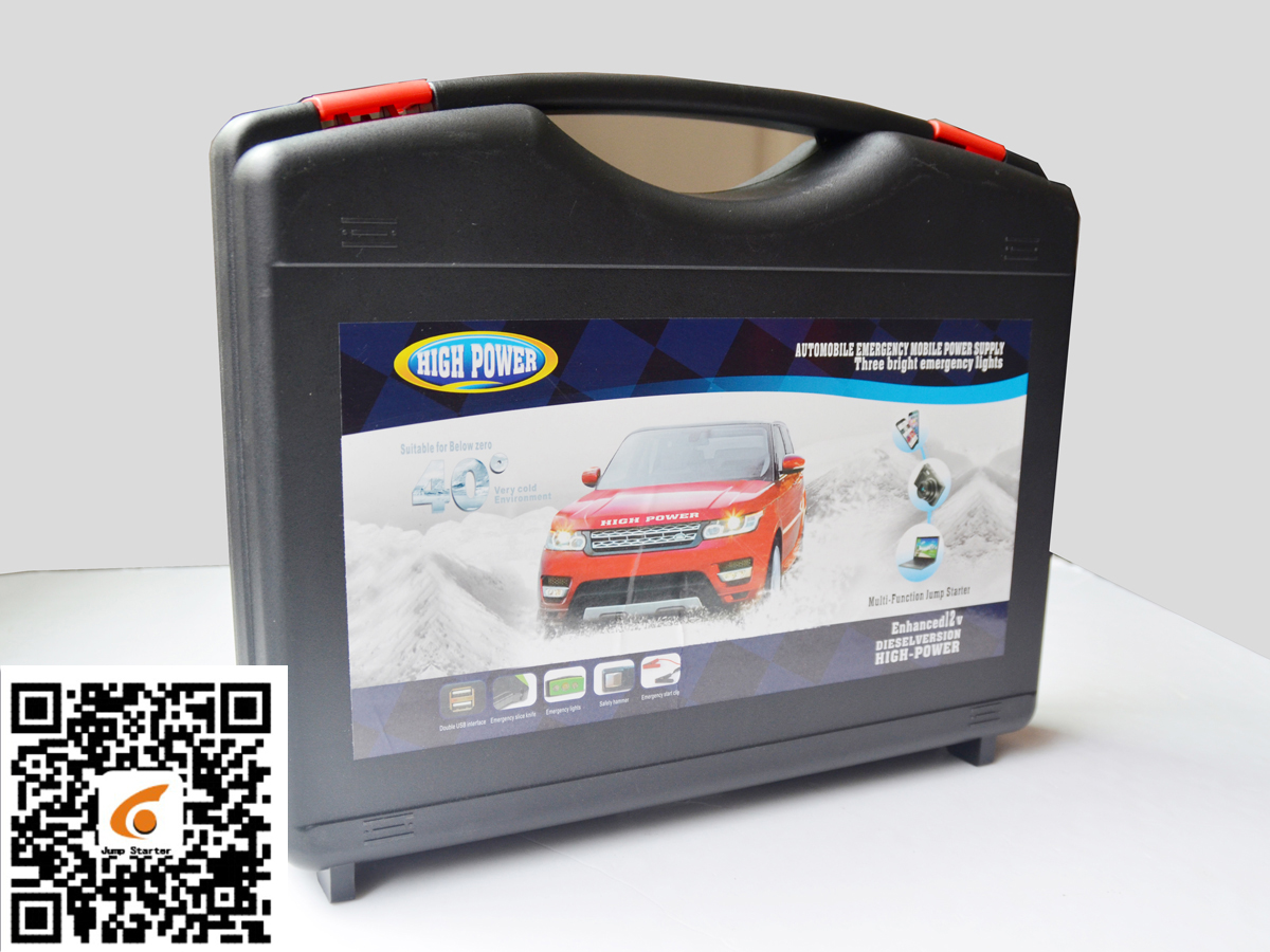 3つの多機能LEDライト トーチ/SOS/ストロボが付いている携帯用車のジャンプの始動機を緑化して下さい