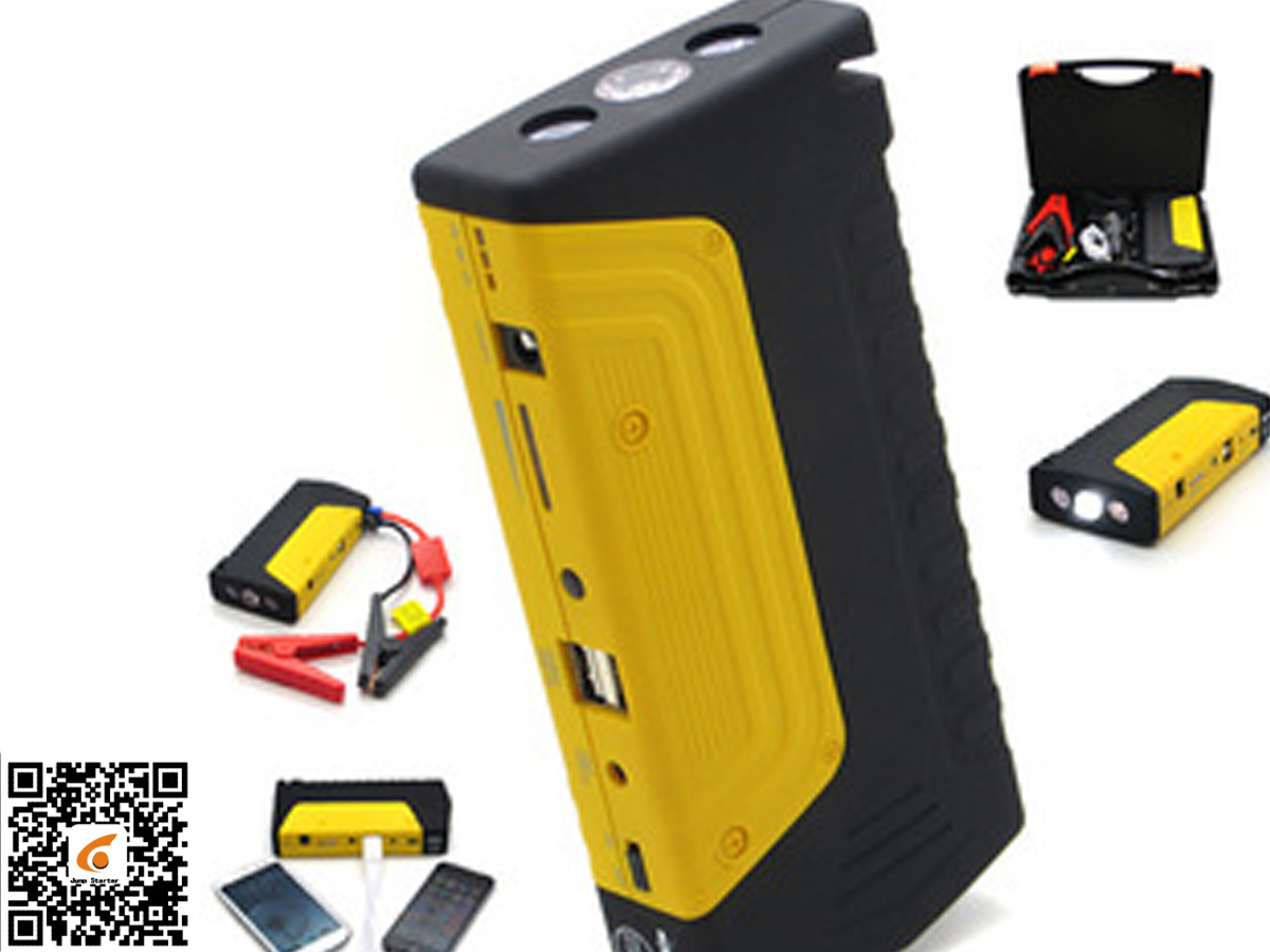O acionador de partida Multifunction do salto da emergência pequena da bateria com o diodo emissor de luz 3*1W ilumina-se