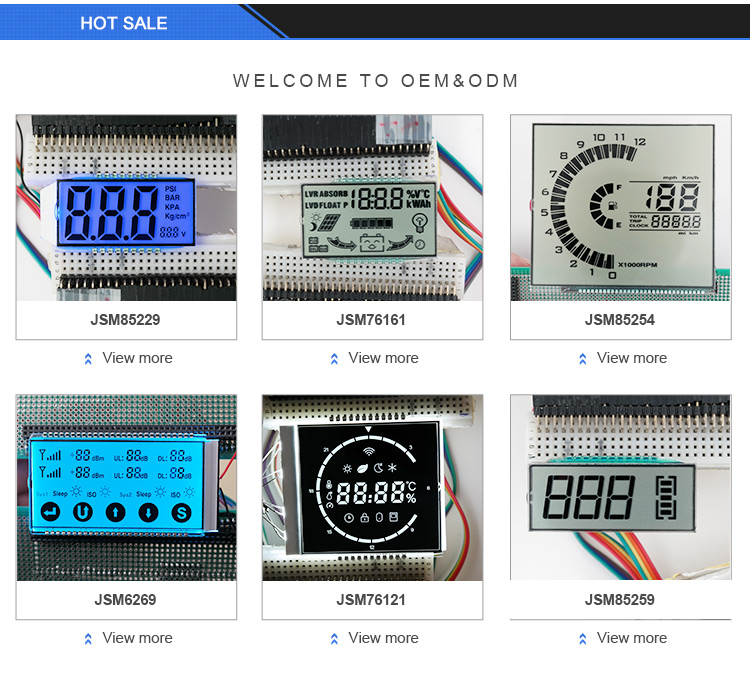 LCD Module 19264 with Black Background and White Character