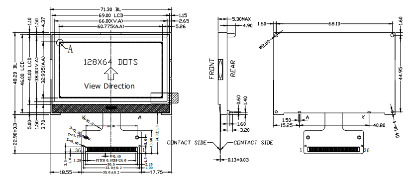 Белизна модулей дисплея lcd таможни 12864 цены по прейскуранту завода-изготовителя transmissive освещает экран контржурным светом