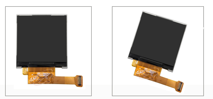 China Top 3 supplier 1.54 inch 240*240 IPS TFT LCD screen module SPI MCU interface square LCD panel small TFT Display