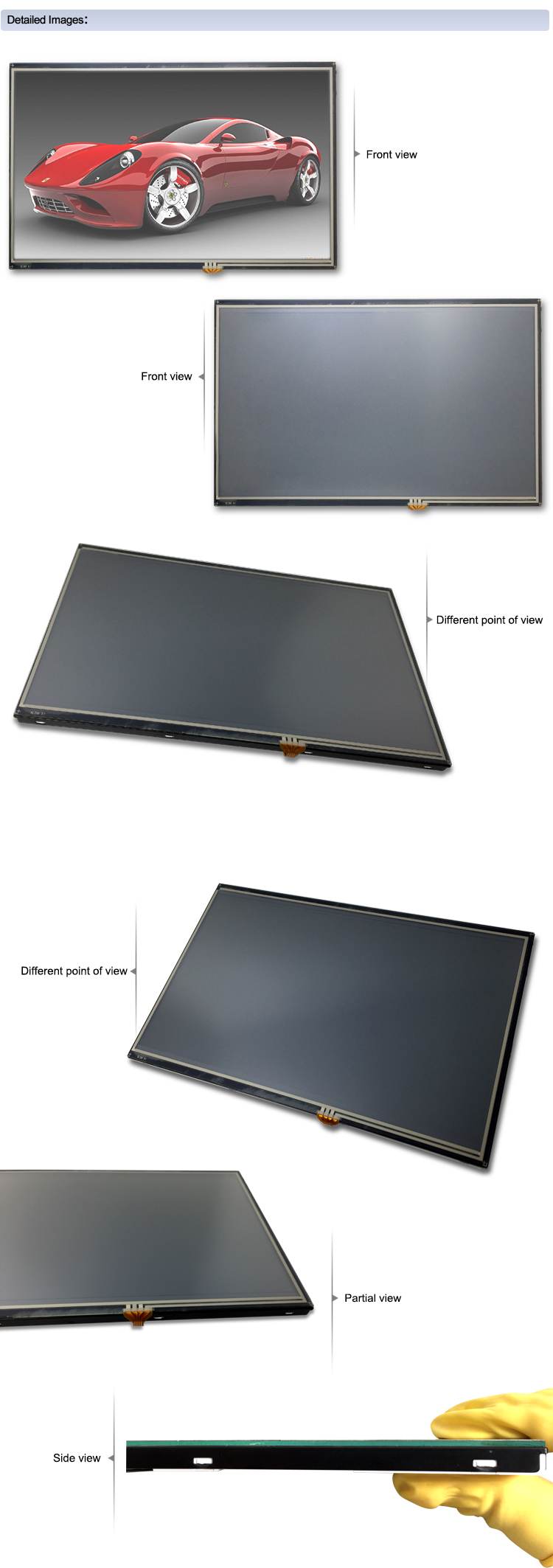 Factory wholesale 15.6 Inch,1000 Cd/m2 Sunlight Readable Outdoor Tft Lcd Module