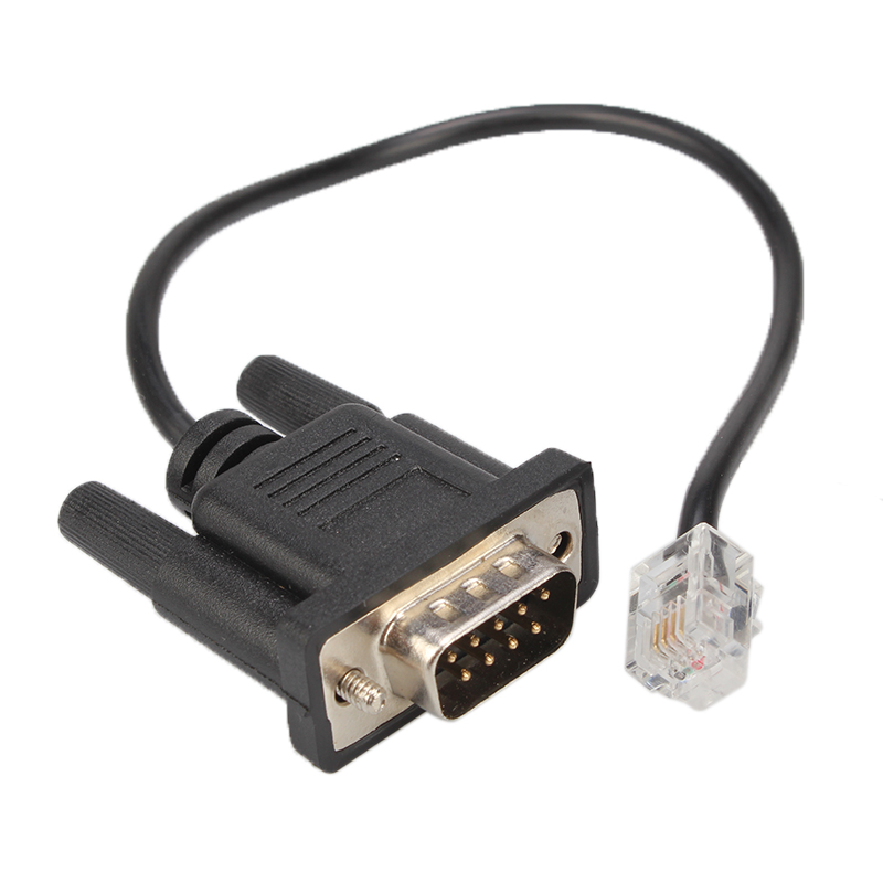 RJ9 καλώδιο αρσενικό RJ9 στο σήμα δικτύων VGA/DB9 στο τηλεοπτικό σήμα