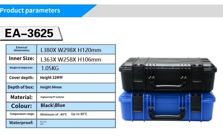 Tool Genres Portable Hard Case exterior view showing durable construction and latches