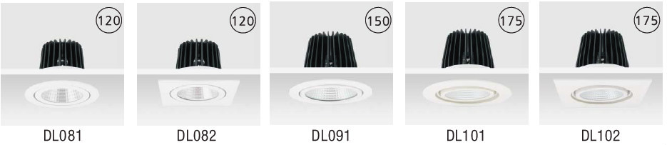 Draaibare in een nis gezette de Kleinhandelswinkelinrichting van het machts dimmable 20W 30w 40W MAÏSKOLF geleide downlight/geleide plafond downlight
