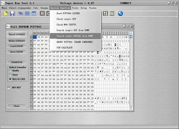 Lees één of andere gesloten transponder