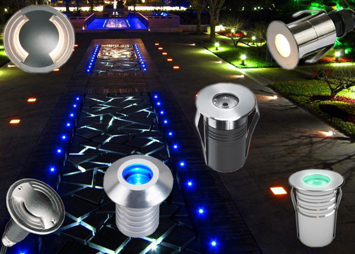 RGB Vier Kanten IP 65 de Geleide Ondergrondse Lichte Verlichting van de Tuinstap