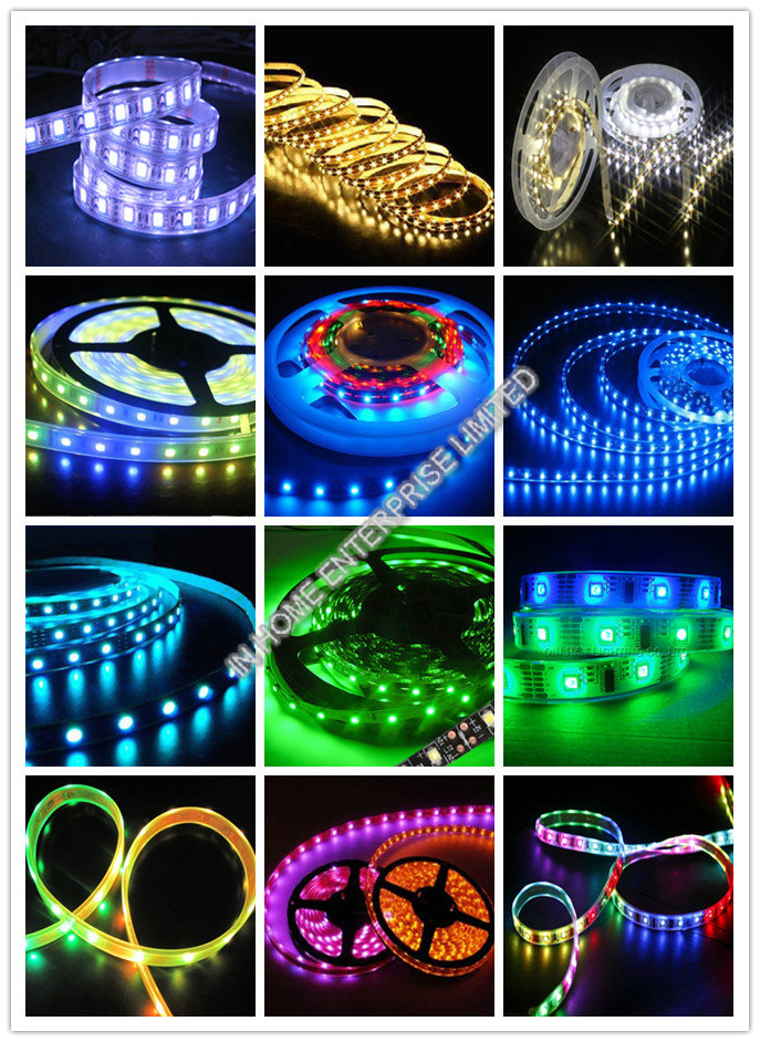 A tira conduzida SMD do RGB 2835, luz conduzida flexível de 120 watts de 600 diodos emissores de luz descasca o poder superior