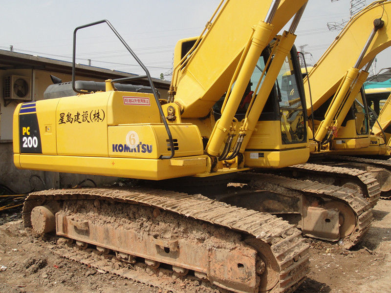 Κίνα KOMATSU pc200-8 χρησιμοποιημένος προμηθευτής εκσκαφέων αντιολισθητικών αλυσίδων