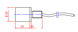 1M Ultrasonic Depth Sensors, Onderwatersensoren voor Tussenvoegseltype van de Stroommeter in Pijp