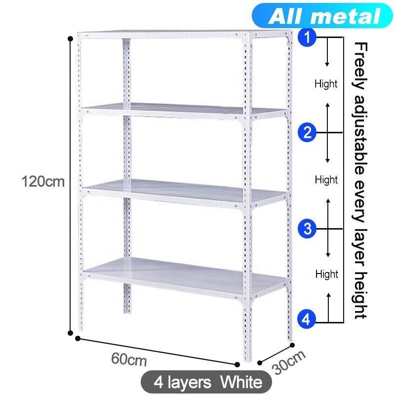 3/4/5 Layers Angle Steel display Shelves Organizer Rack Metal Shelf Storage layered rack tiers kitchen Light duty Angle Rack