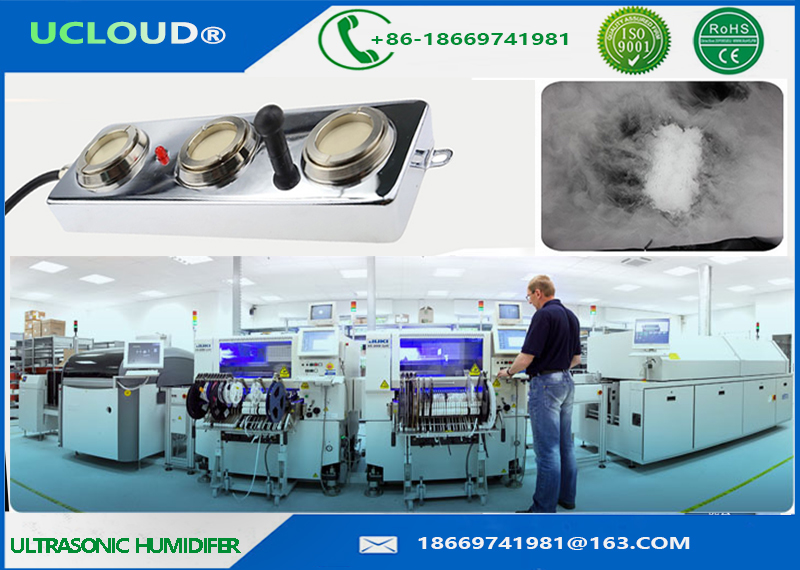  Creatore ultrasonico di signor ustrasonic foschia di tre teste, creatore ultrasonico della nebbia per l'umidificazione del fungo