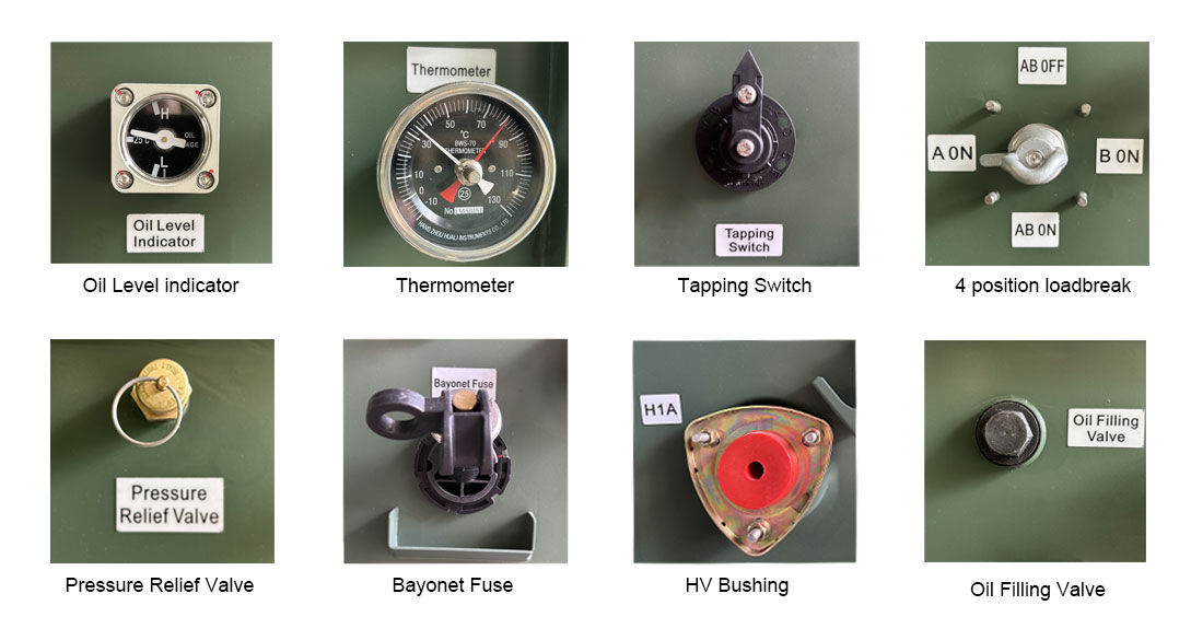 13.2kv 480V Secondary Voltage Single Phase Pad Mounted Transformer Oil Type 250kVA 2