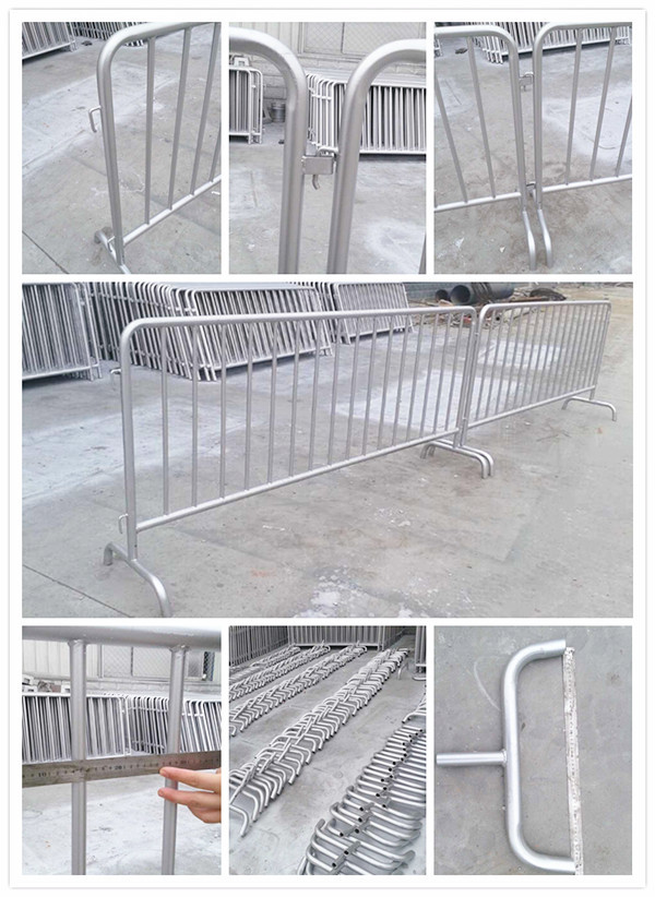 aangepaste de controlebarrière van de metaalmenigte, draagbare barricades, voetbarrières