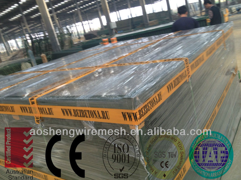 Seguridad horizontal Serried CLEARVU del alambre de la alta seguridad que cerca 76.20m m x 12.70m m