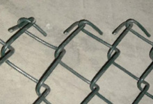 extremidade knuckled cerca do elo de corrente