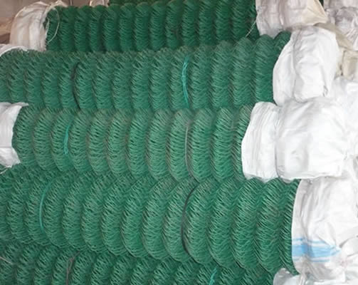 Pacchetto del recinto del collegamento a catena del PVC con carta di plastica