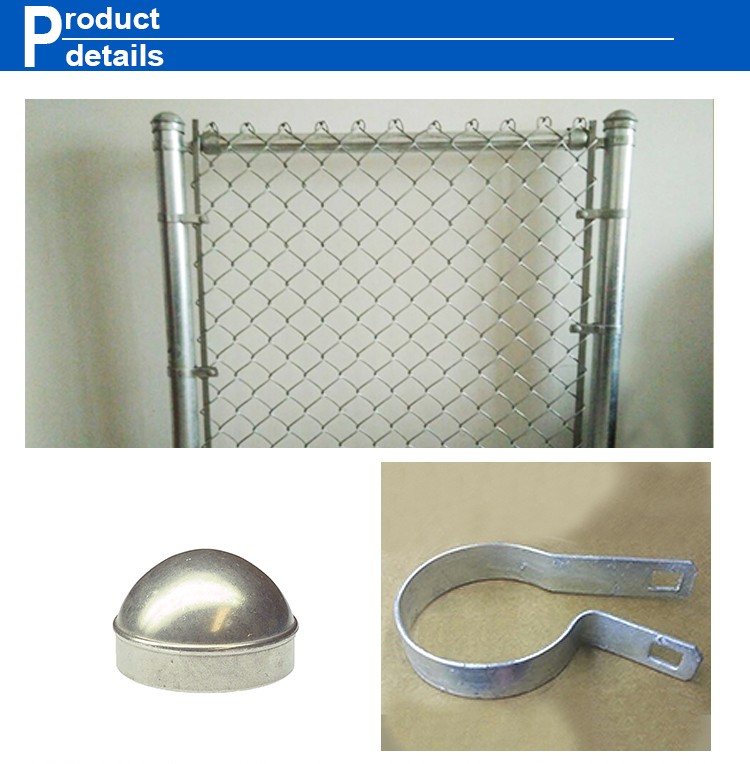 A cerca galvanizada mergulhada quente do elo de corrente do jardim home, pvc revestiu a cerca do elo de corrente