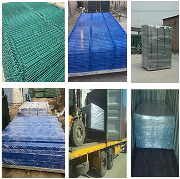 Poudre chaude de vente ou barrière soudée galvanisée de grillage enduite par PVC/barrière soudée incurvée de grillage