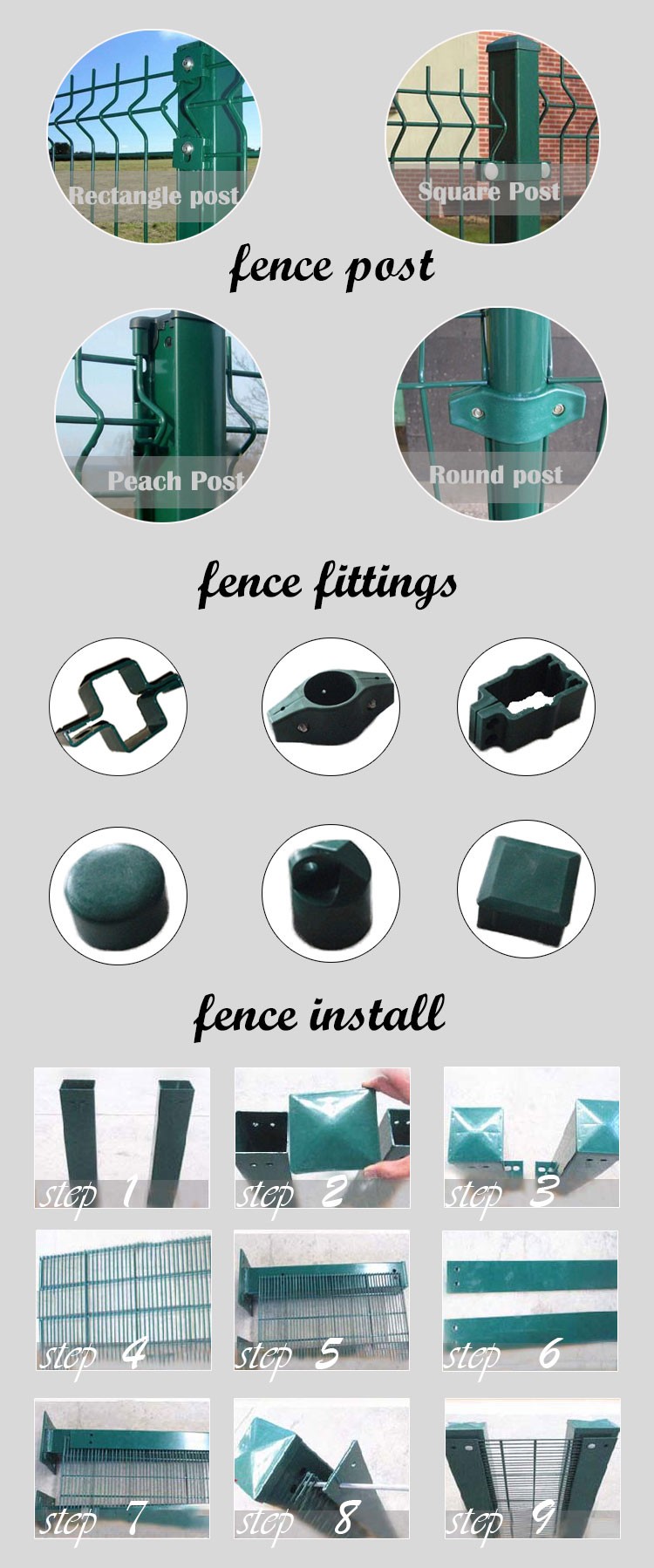 загородка ячеистой сети белого цвета горячая окунутая гальванизированная сваренная БРК/гальванизировала сетку БРК сваренную