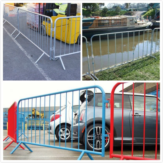 As barricadas de aço inoxidável galvanizadas da construção/usaram barreiras do controle de multidão