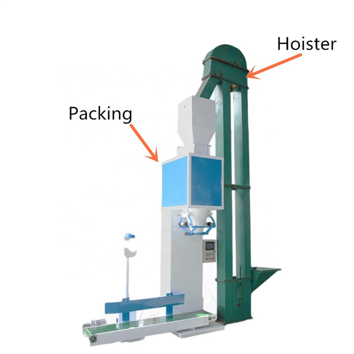 La composta appallottola la macchina imballatrice della pallina del fertilizzante della borsa dell'alimento del pollame dell'impacchettatrice 50Kg del fertilizzante organico del pesatore