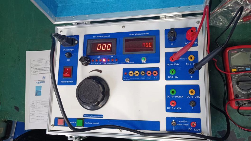 Transformer Manually Single Phase Relay Protection Calibration