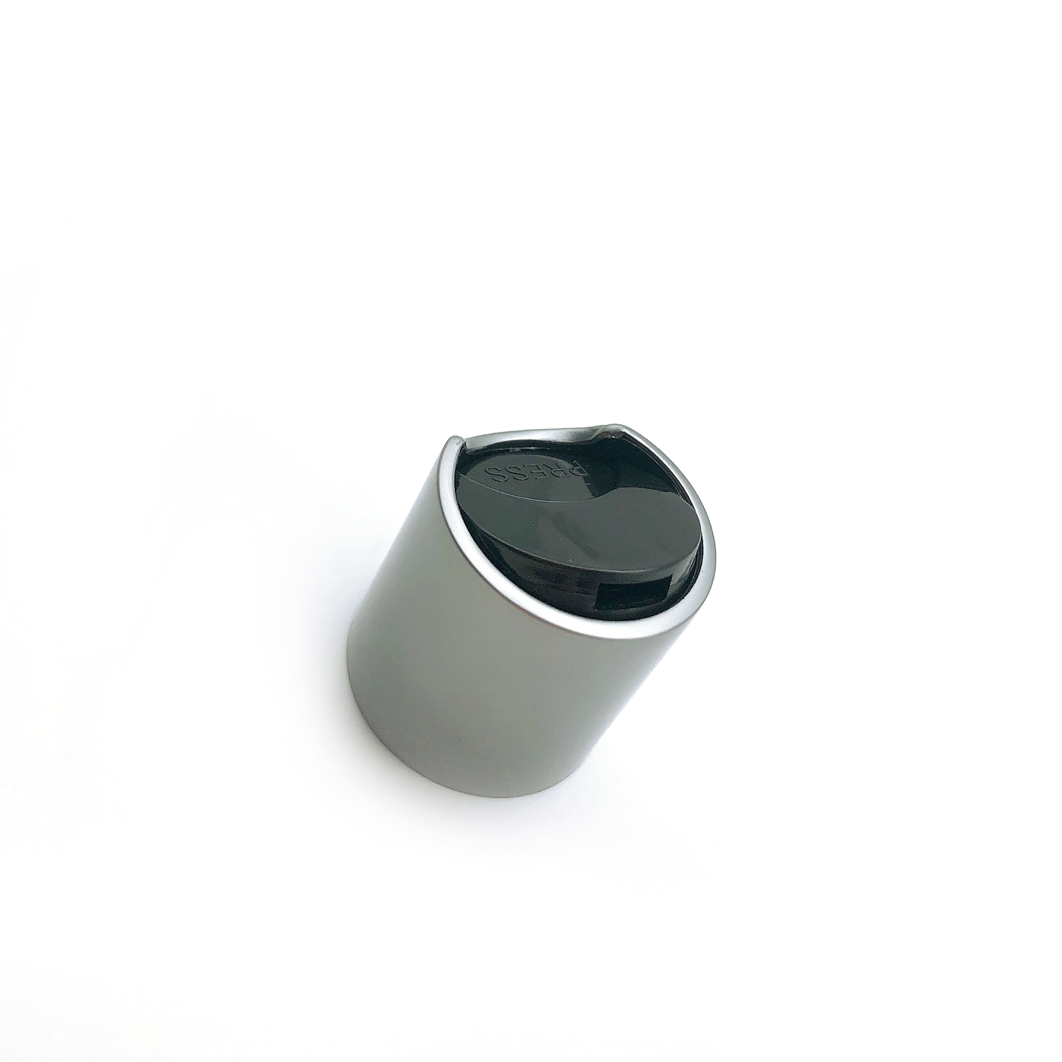 Capsule supérieure de vis de chapeau des délais de livraison 20mm 24mm de disque en aluminium argenté 28mm en plastique court d'or