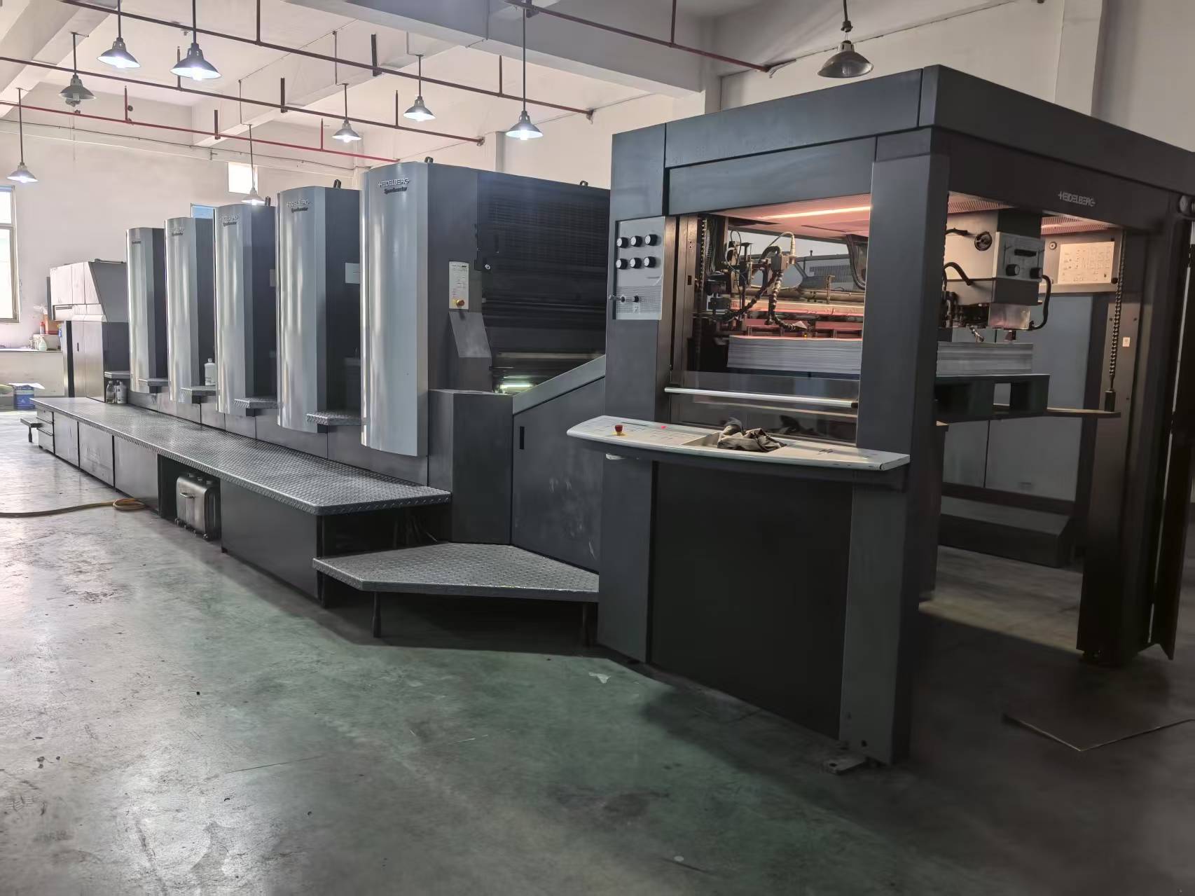 Heidelberg CX102-5 control panel detail