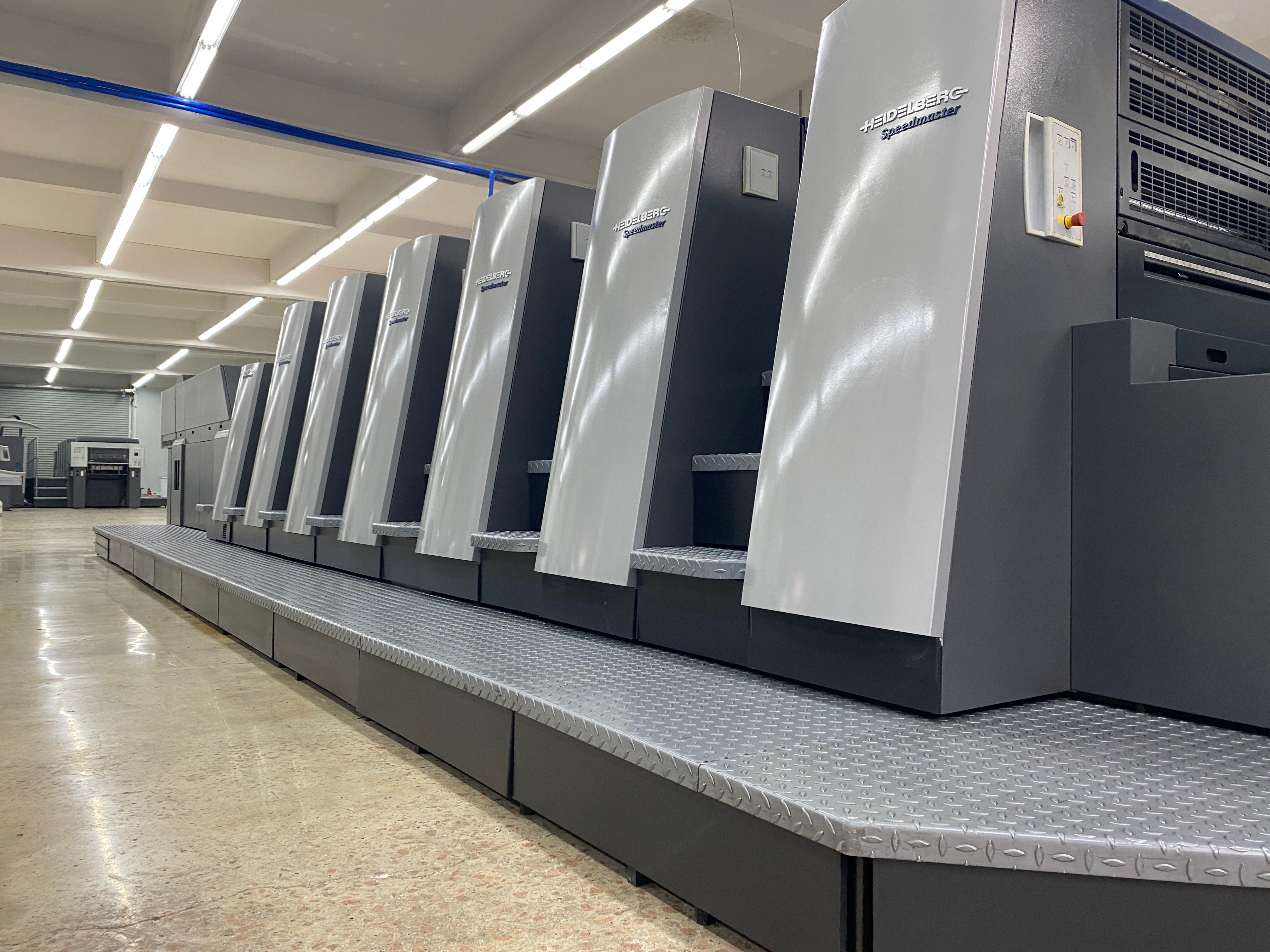 Heidelberg XL75-6 printing machine feeder system