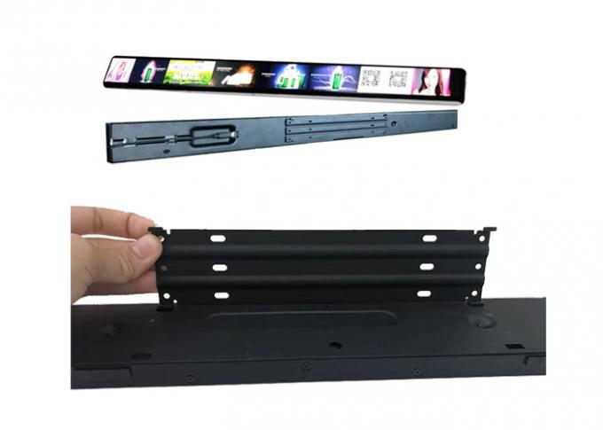 16mm Dikke Streched Digitale Signage op Plankensupermarkt die LCD adverteren